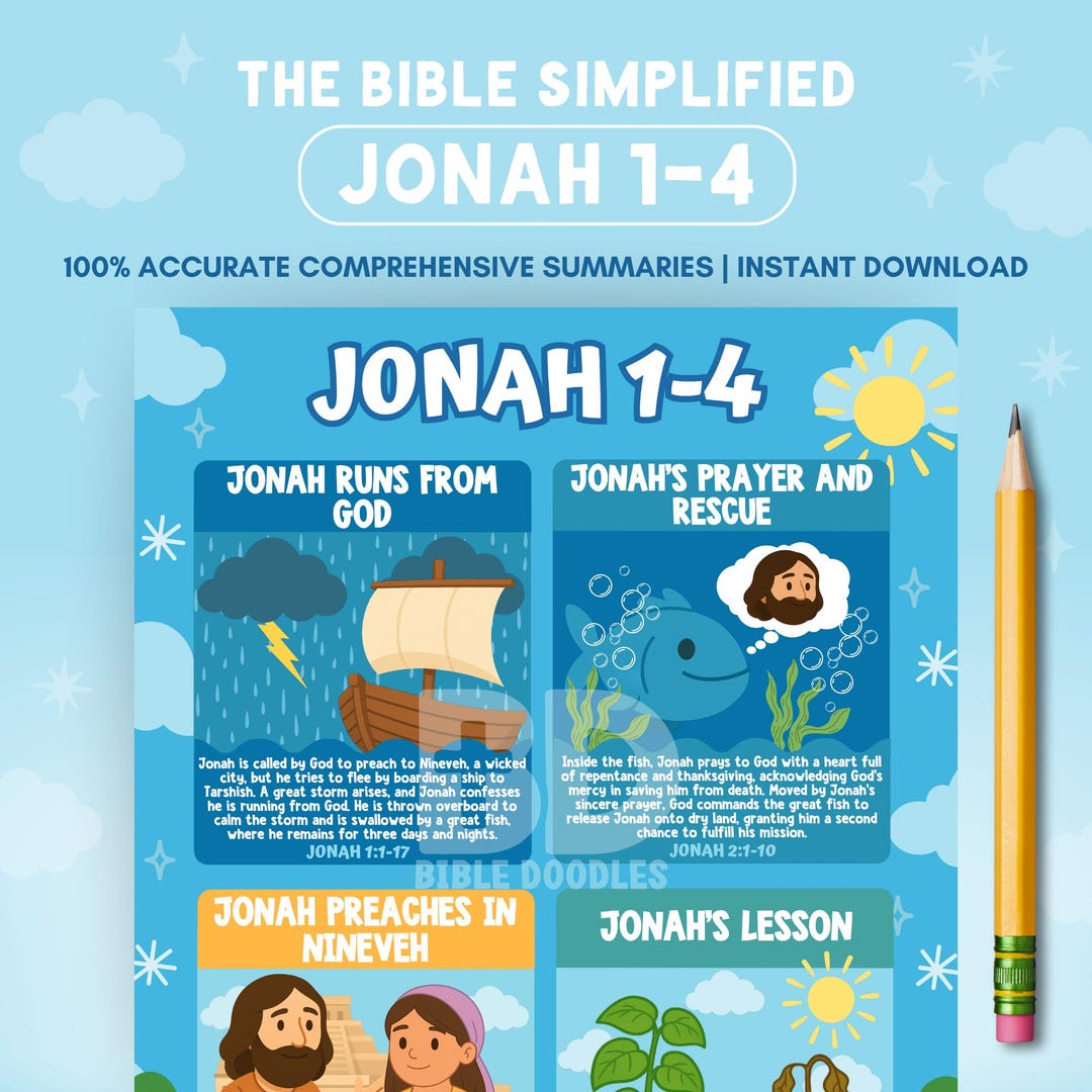 Book of Jonah Made Simple | Bible Study Guide | Easy to Use Bible Study ...