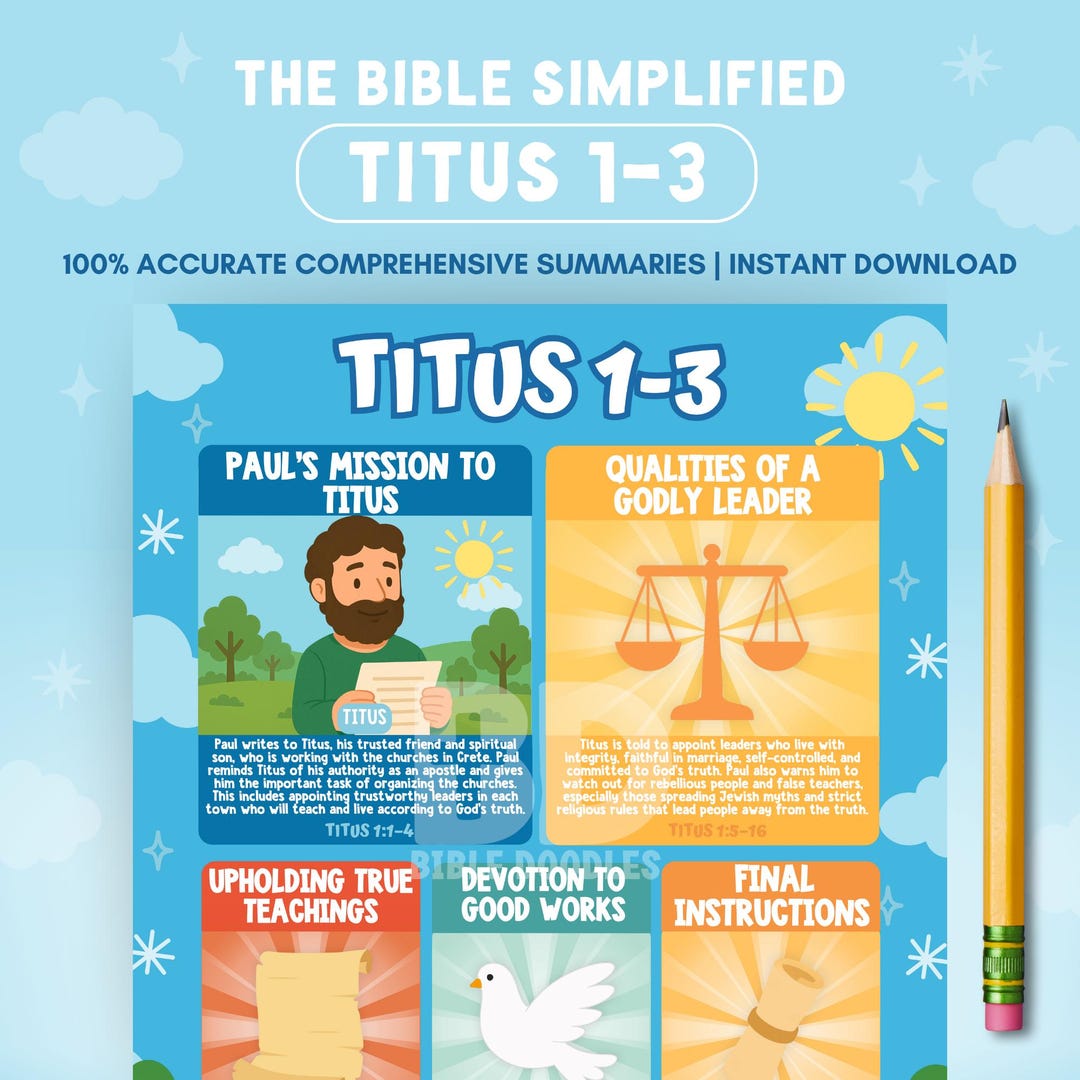 Book of Titus Made Simple | Bible Study Guide | Easy to Use Bible Study ...