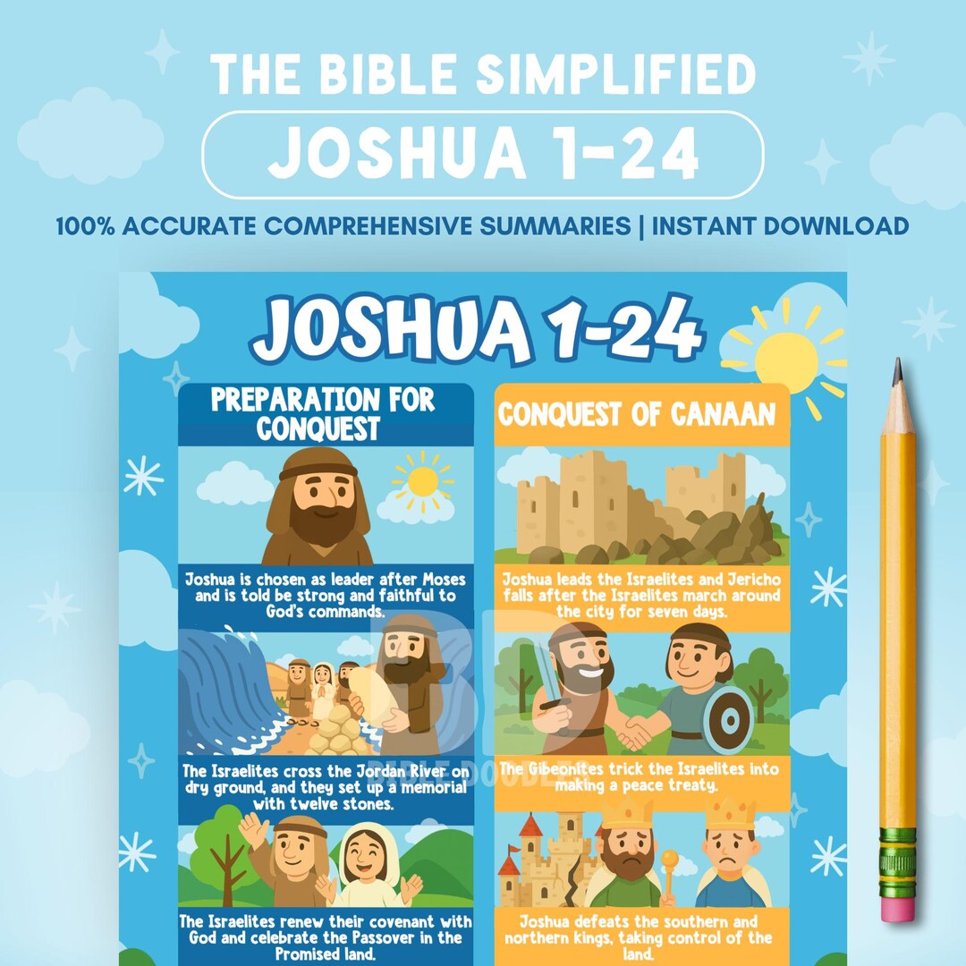 Book of Joshua Made Simple | Bible Study Guide | Easy to Use Bible ...