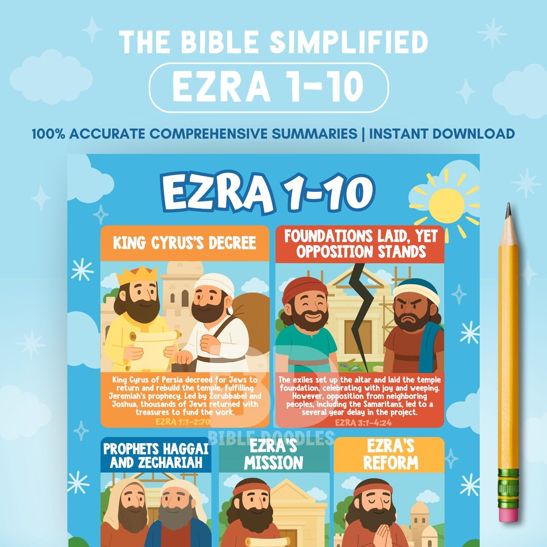 Book of Ezra Made Simple | Bible Study Guide | Easy to Use Bible Study ...