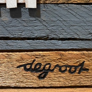 Vintage Theodore Degroot Signed Wood Lath Art - Etsy