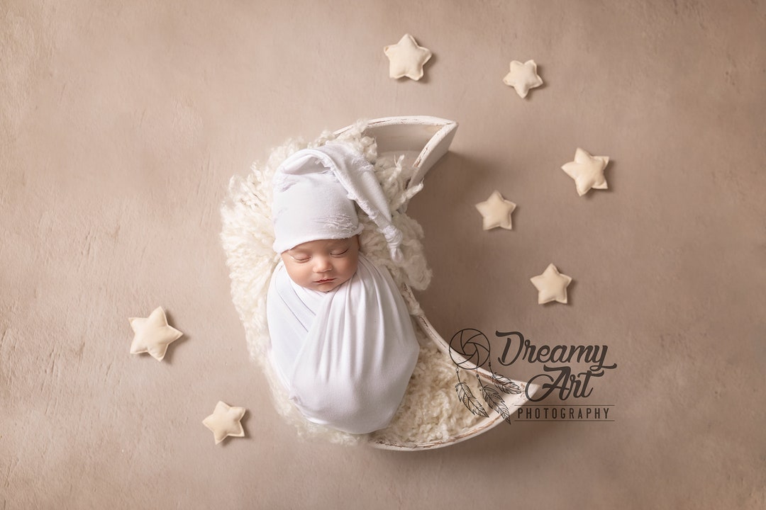 Newborn Moon Prop, Newborn Moon Digital Backdrop, Newborn Digital ...