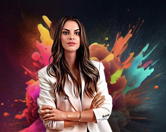 Custom Profile Picture Portrait Personalised Gift Cartoon - Etsy