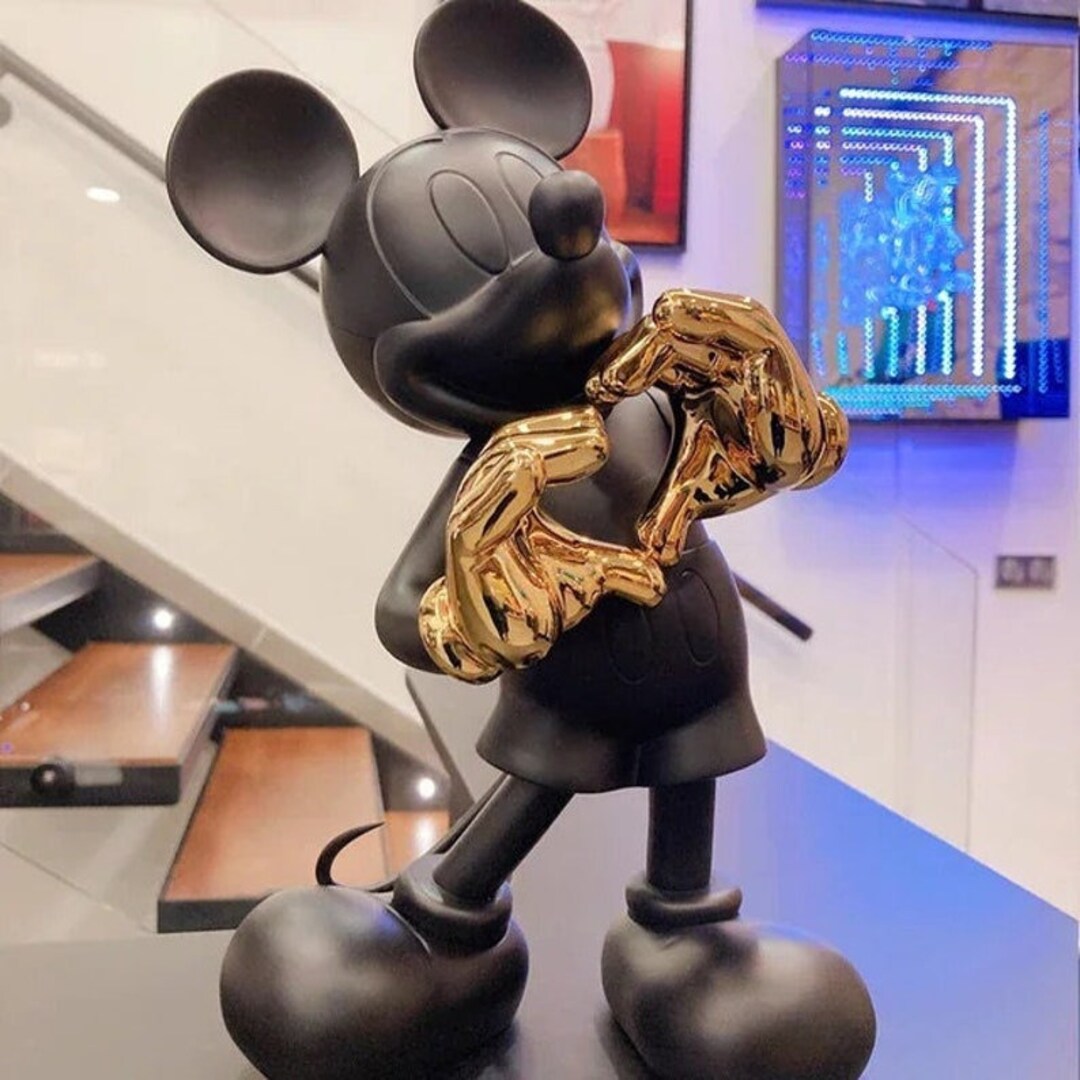 Disney Cartoon Mickey Mouse 30cm Animation Model Resin Anime - Etsy