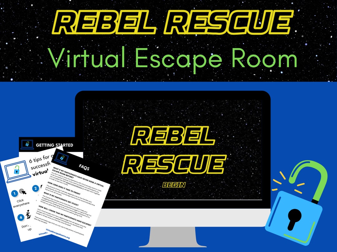 Rebel Rescue - A Star Wars Virtual Escape Room - Etsy