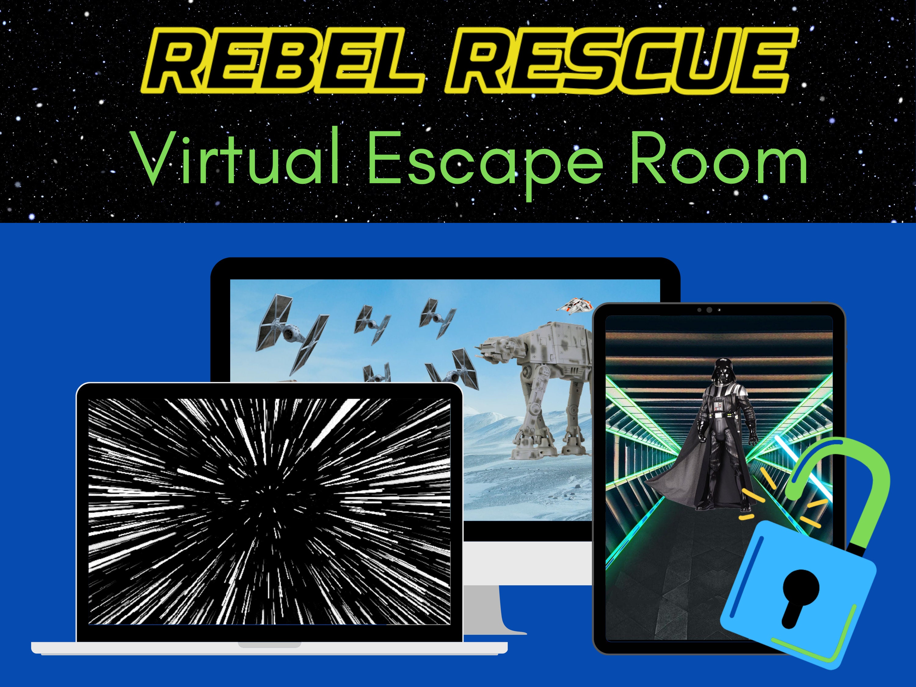 Rebel Rescue - A Star Wars Virtual Escape Room - Etsy