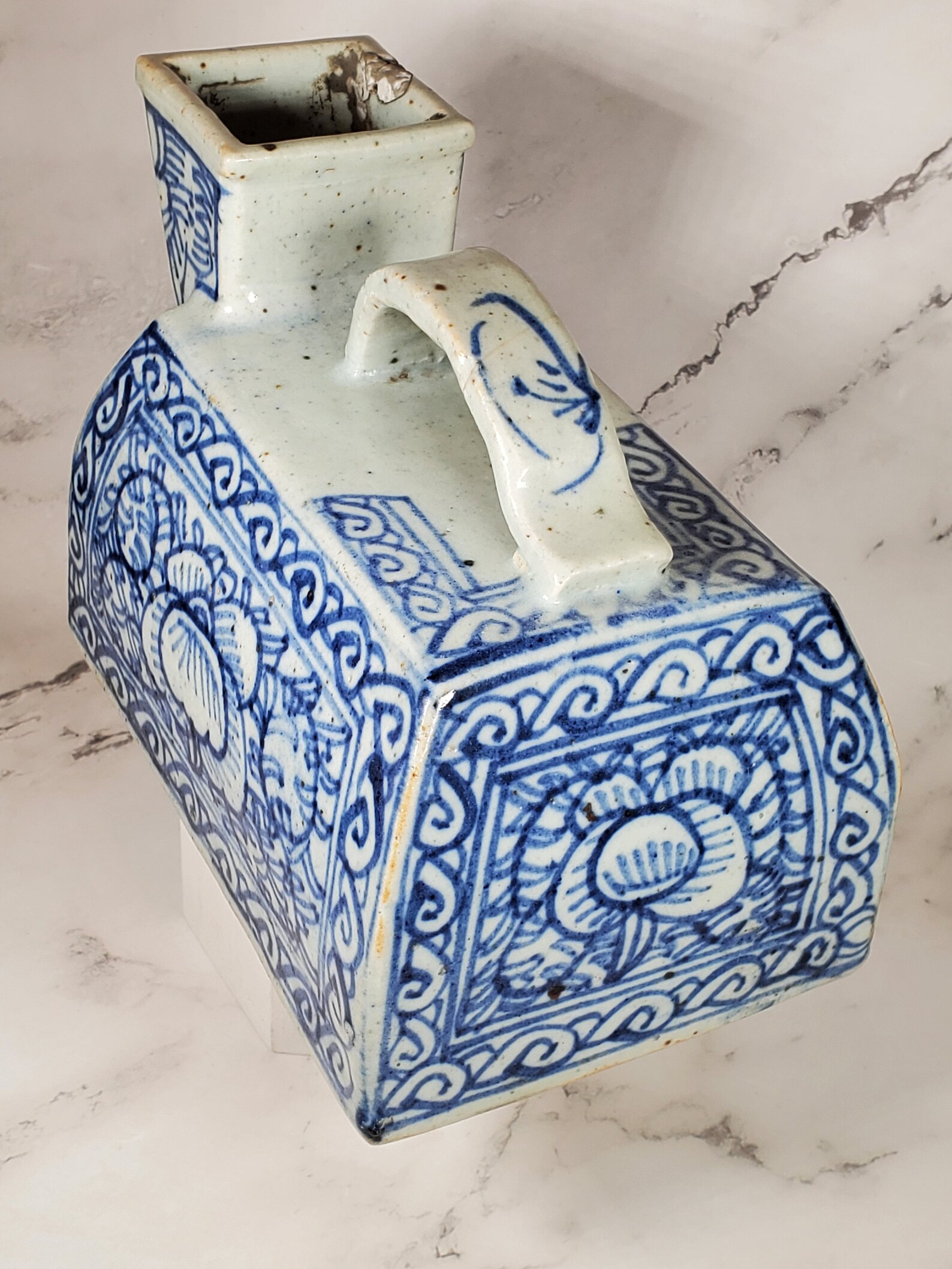 Chinese Blue White Porcelain Chamber Pot Men's Urinal Ming - Etsy