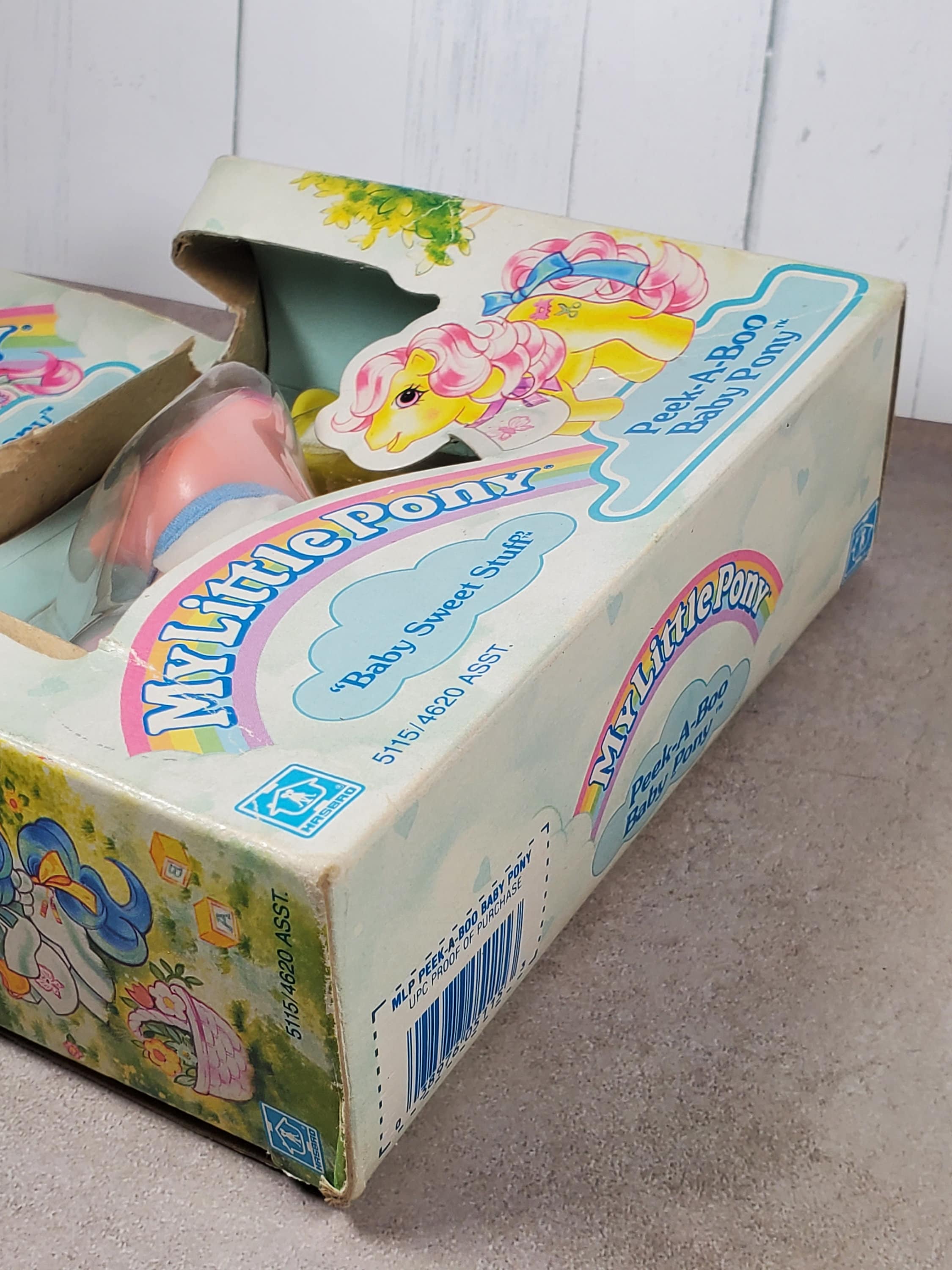 Vintage MLP My Little Pony G1 1980s Peek A Boo Baby Pony Baby Sweet ...