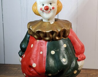 Vintage Bobble Head Nodder Clown Figurine, Clown Nodder Made in Japan ...