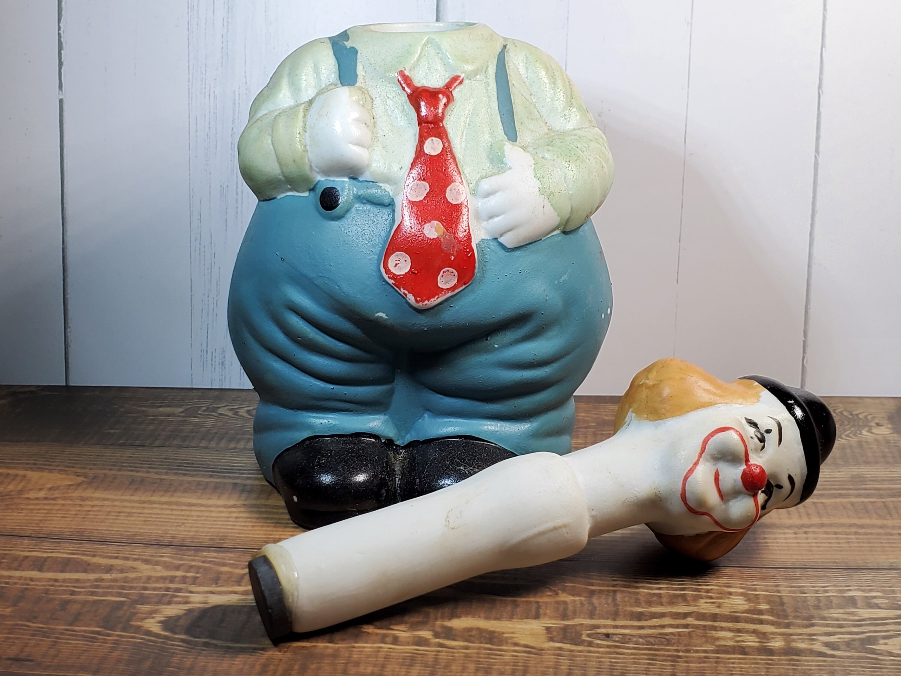 Vintage Ceramic Porcelain Hobo Clown Bobblehead Nodder - Etsy