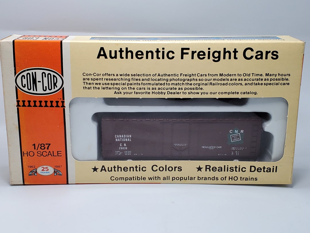 Con-cor HO Scale PS-1 PD Boxcar Kit Canadian National 0001-009468 in ...