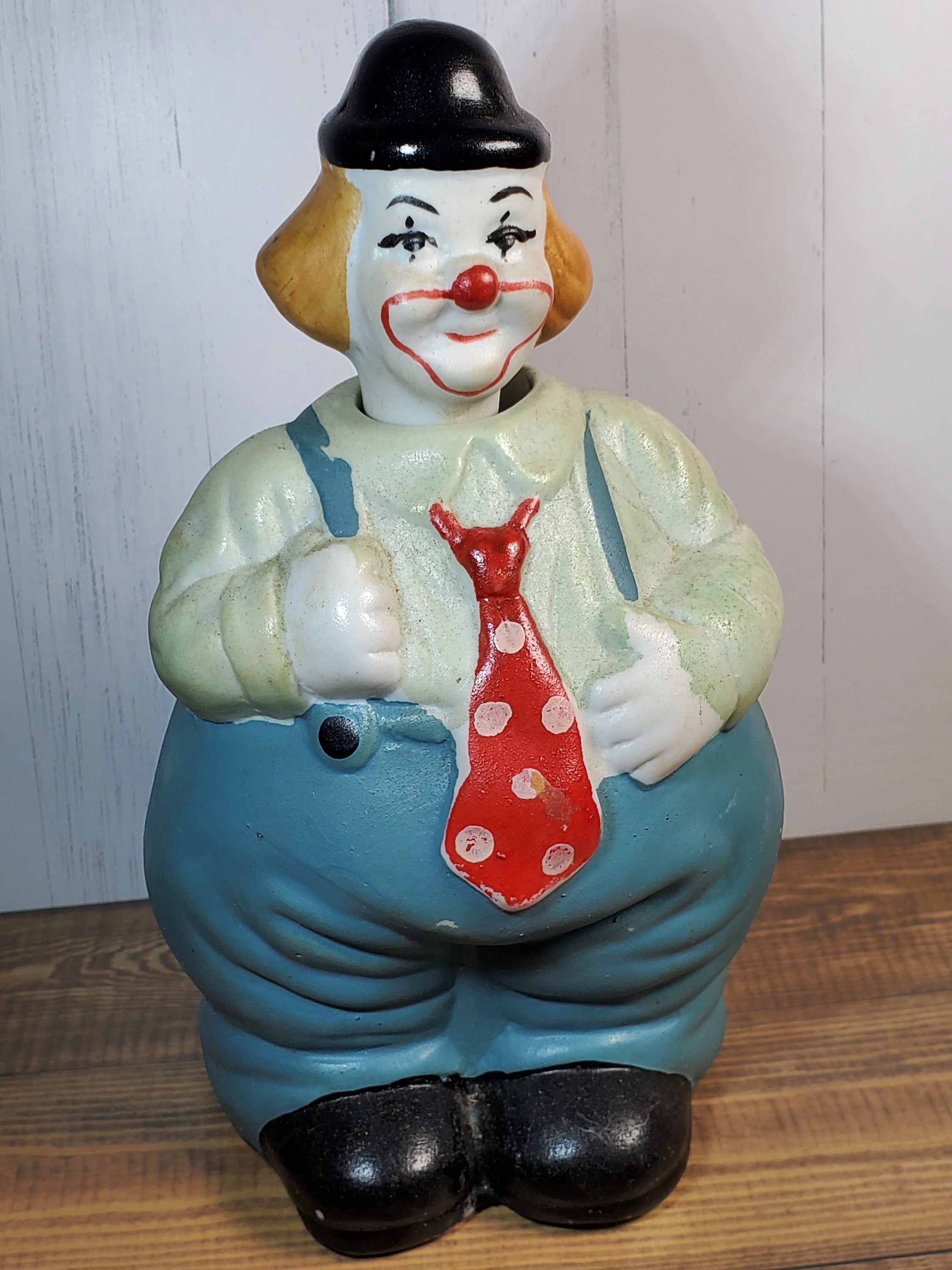 Vintage Ceramic Porcelain Hobo Clown Bobblehead Nodder - Etsy