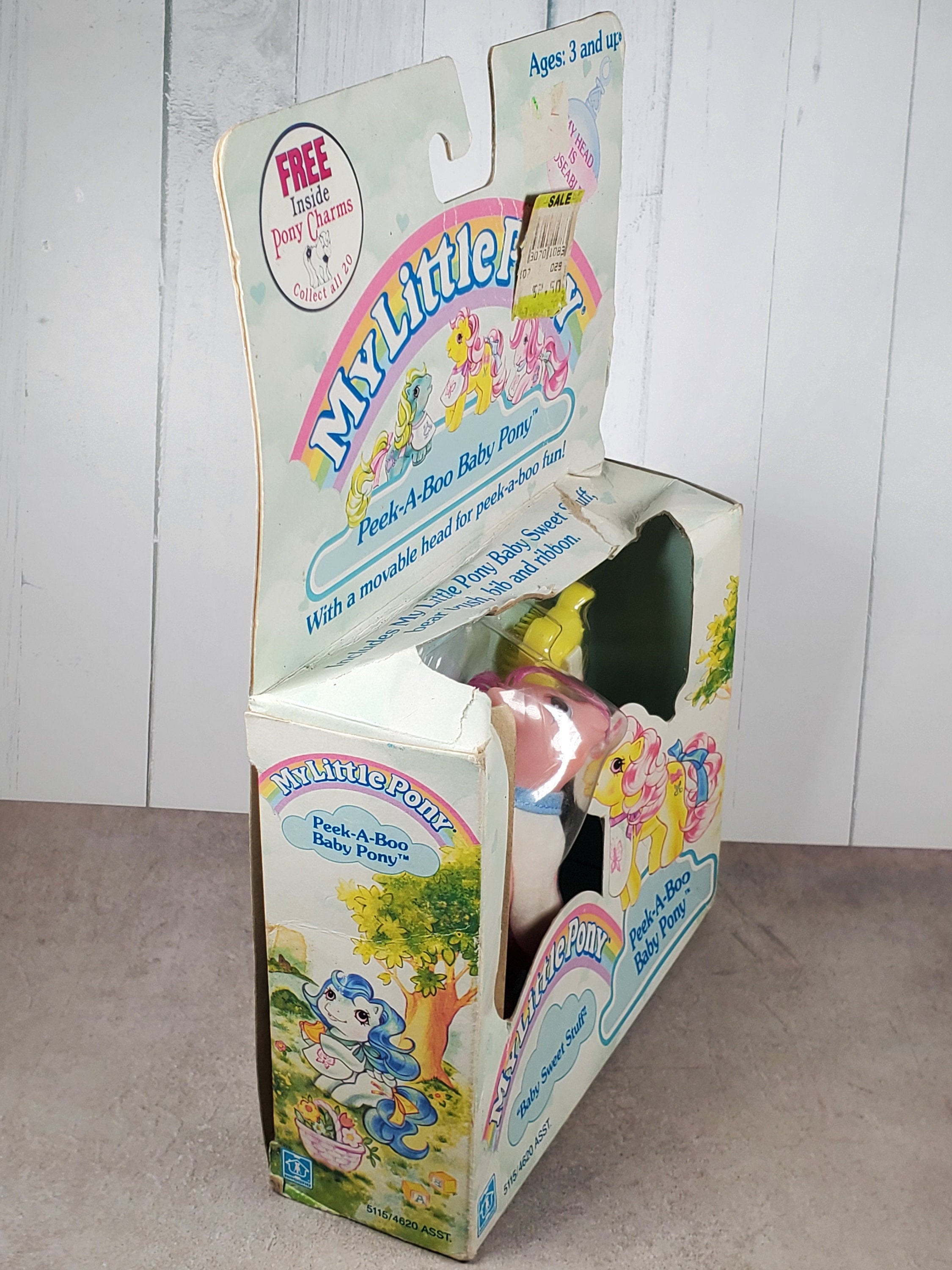 Vintage MLP My Little Pony G1 1980s Peek A Boo Baby Pony Baby Sweet ...