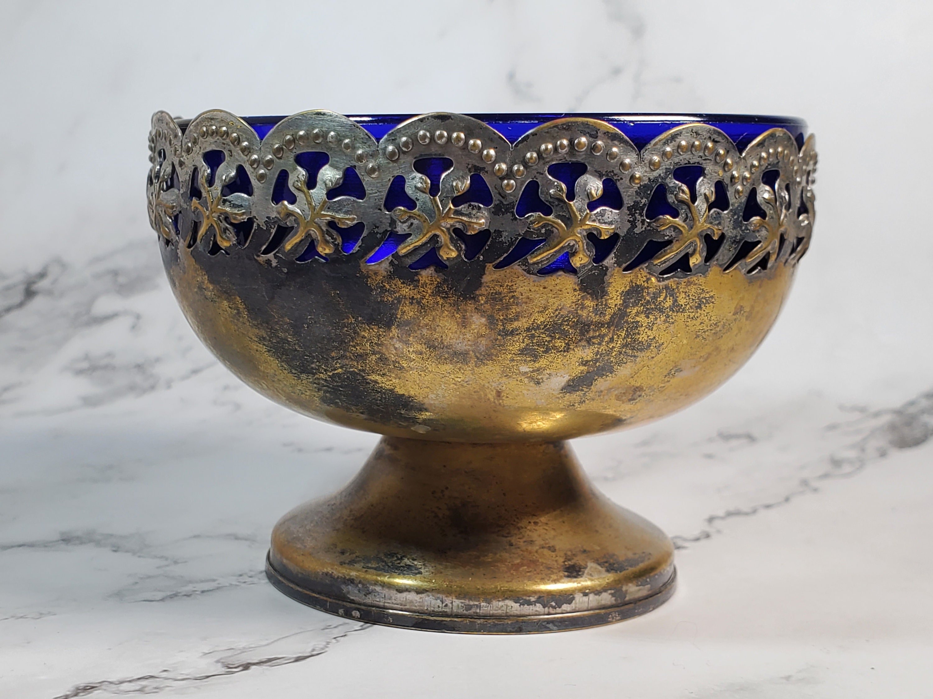 Vintage Antique Celtic Quality Plate England Silverplate on Brass ...