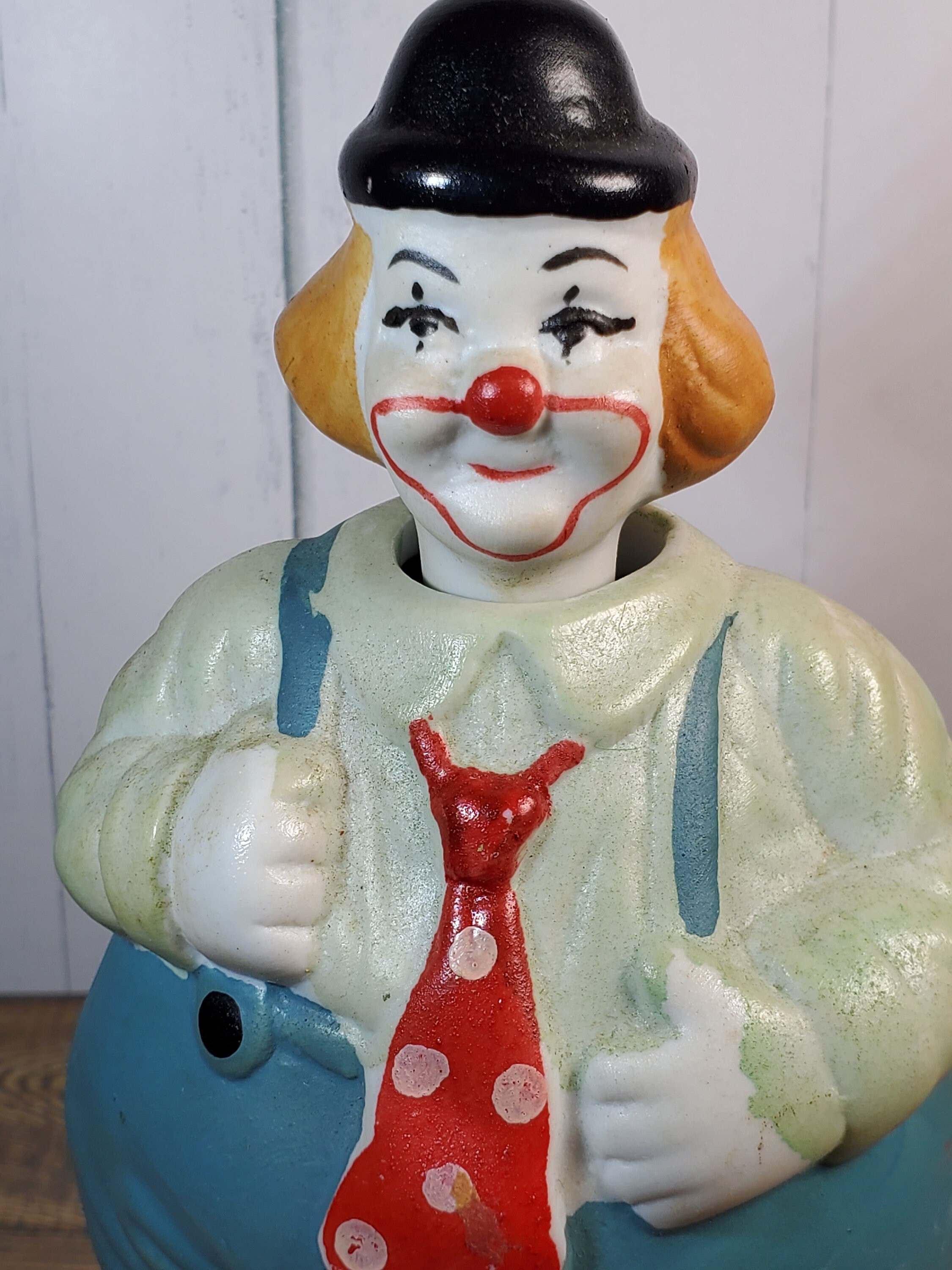 Vintage Ceramic Porcelain Hobo Clown Bobblehead Nodder - Etsy