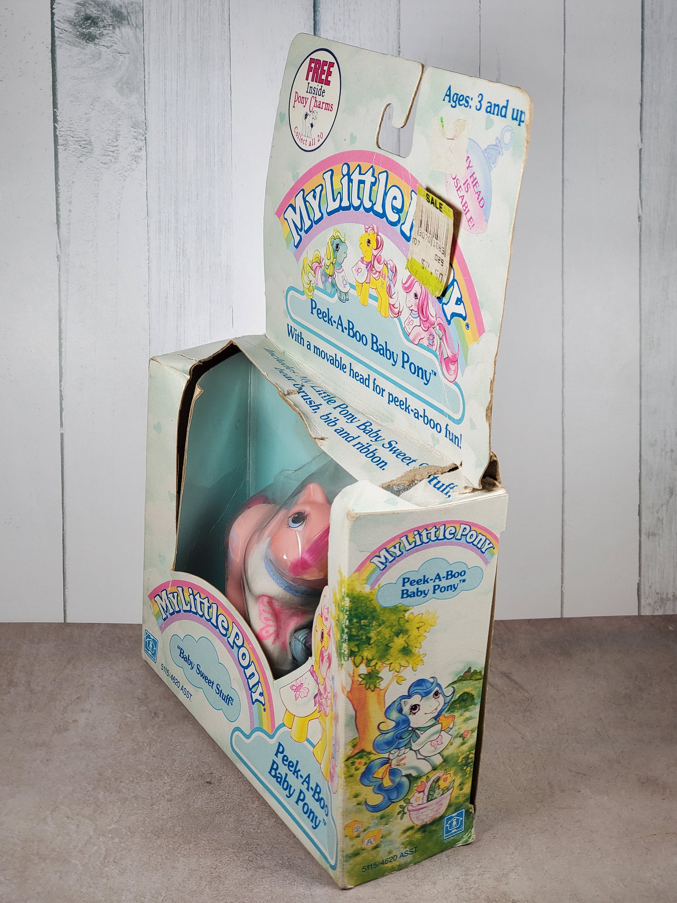 Vintage MLP My Little Pony G1 1980s Peek A Boo Baby Pony Baby Sweet ...