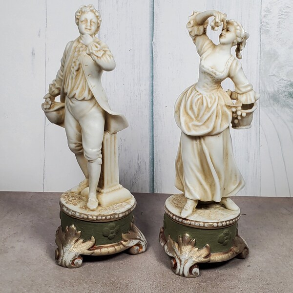 German Bisque Pair of Figurines - Etsy