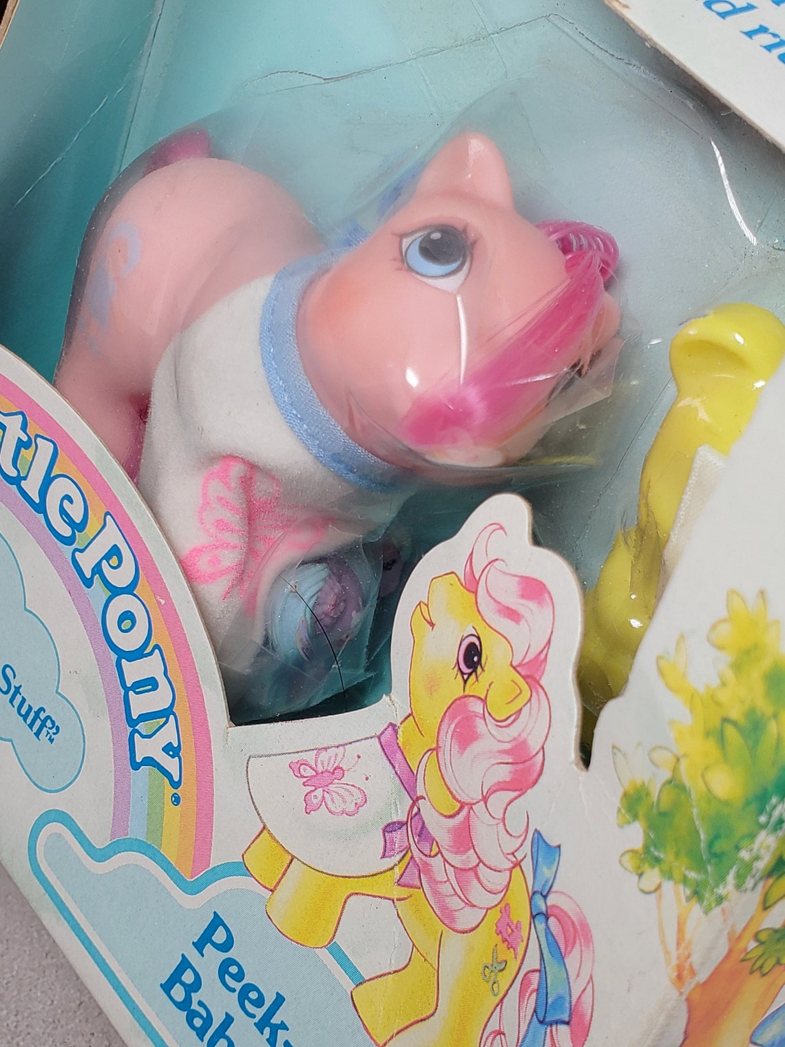 Vintage MLP My Little Pony G1 1980s Peek A Boo Baby Pony Baby Sweet ...