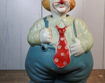 Vintage Bobble Head Nodder Clown Figurine, Clown Nodder Made in Japan ...