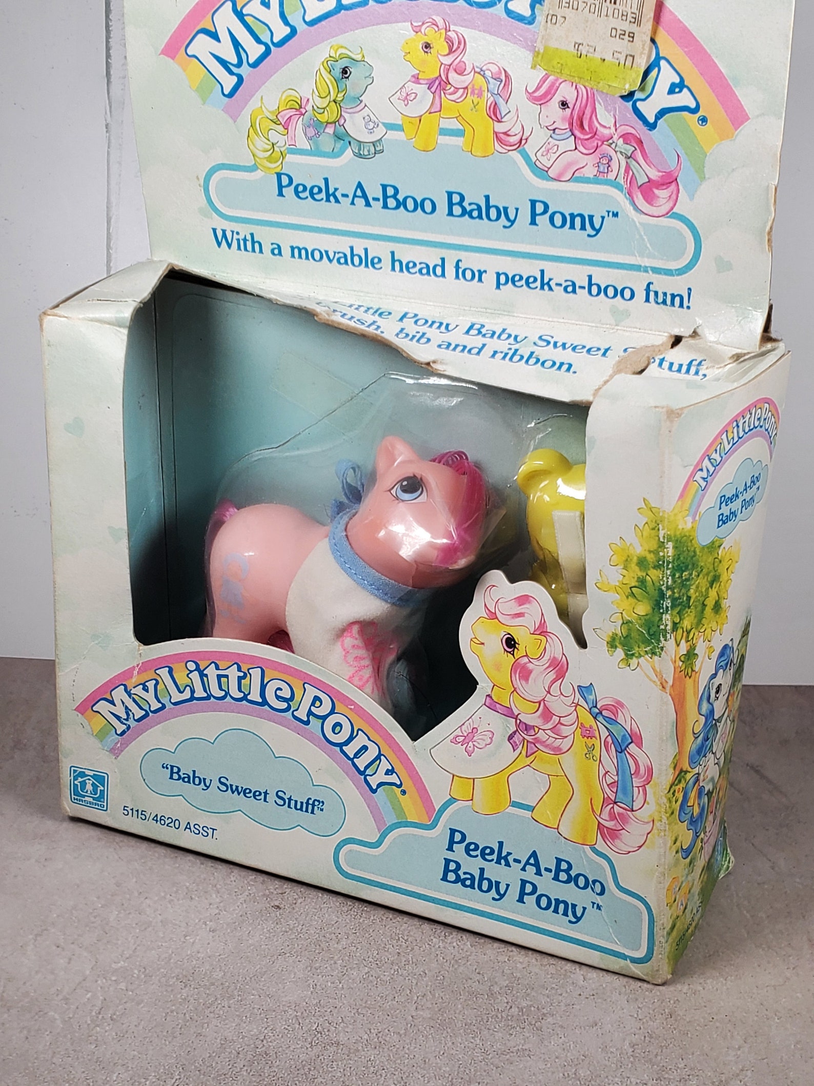 Vintage MLP My Little Pony G1 1980s Peek A Boo Baby Pony Baby Sweet ...