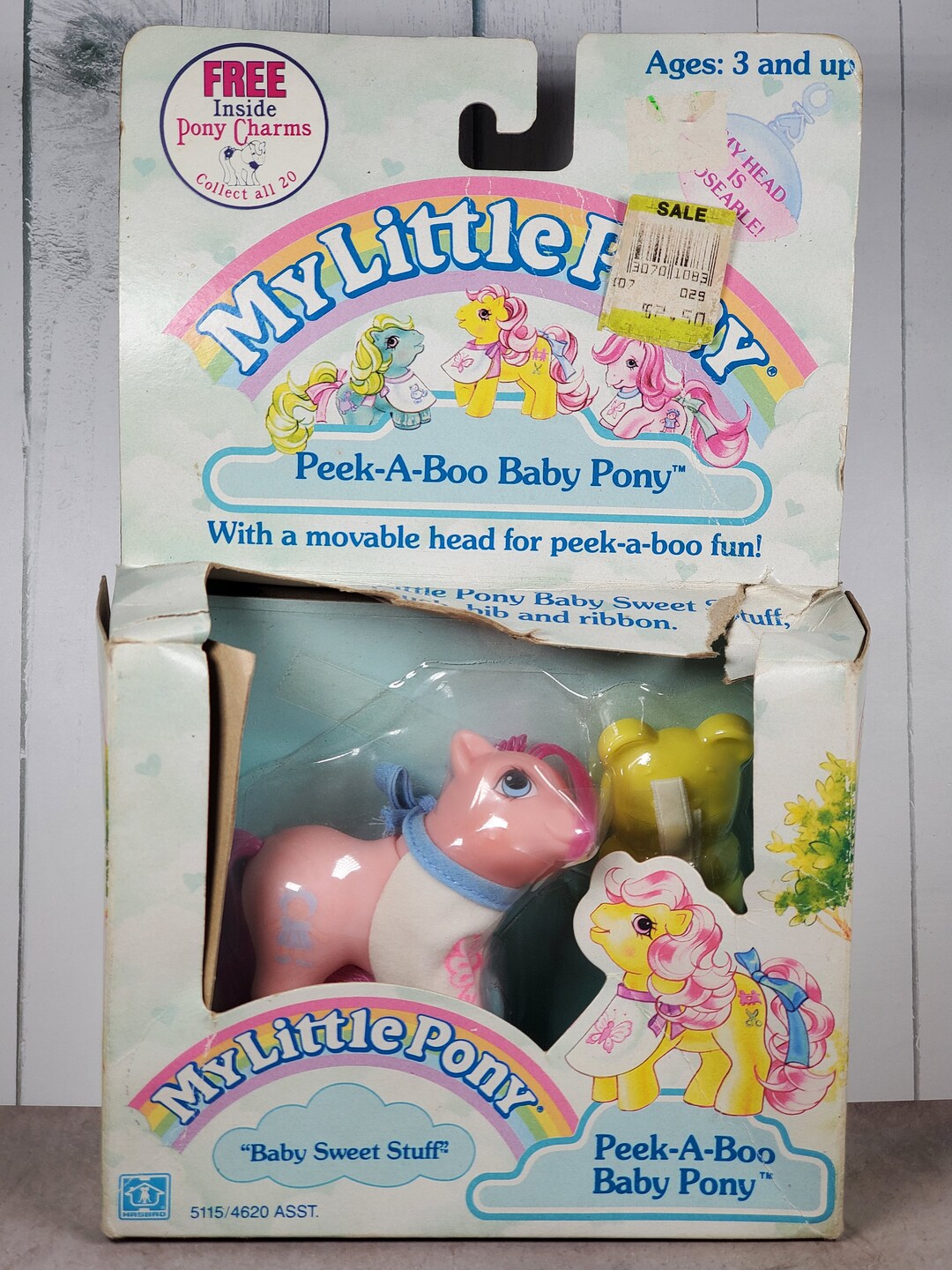 Vintage MLP My Little Pony G1 1980s Peek A Boo Baby Pony Baby Sweet ...