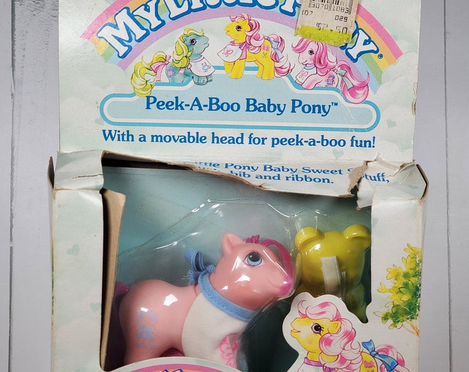 Vintage MLP My Little Pony G1 1980s Peek A Boo Baby Pony Baby Sweet ...