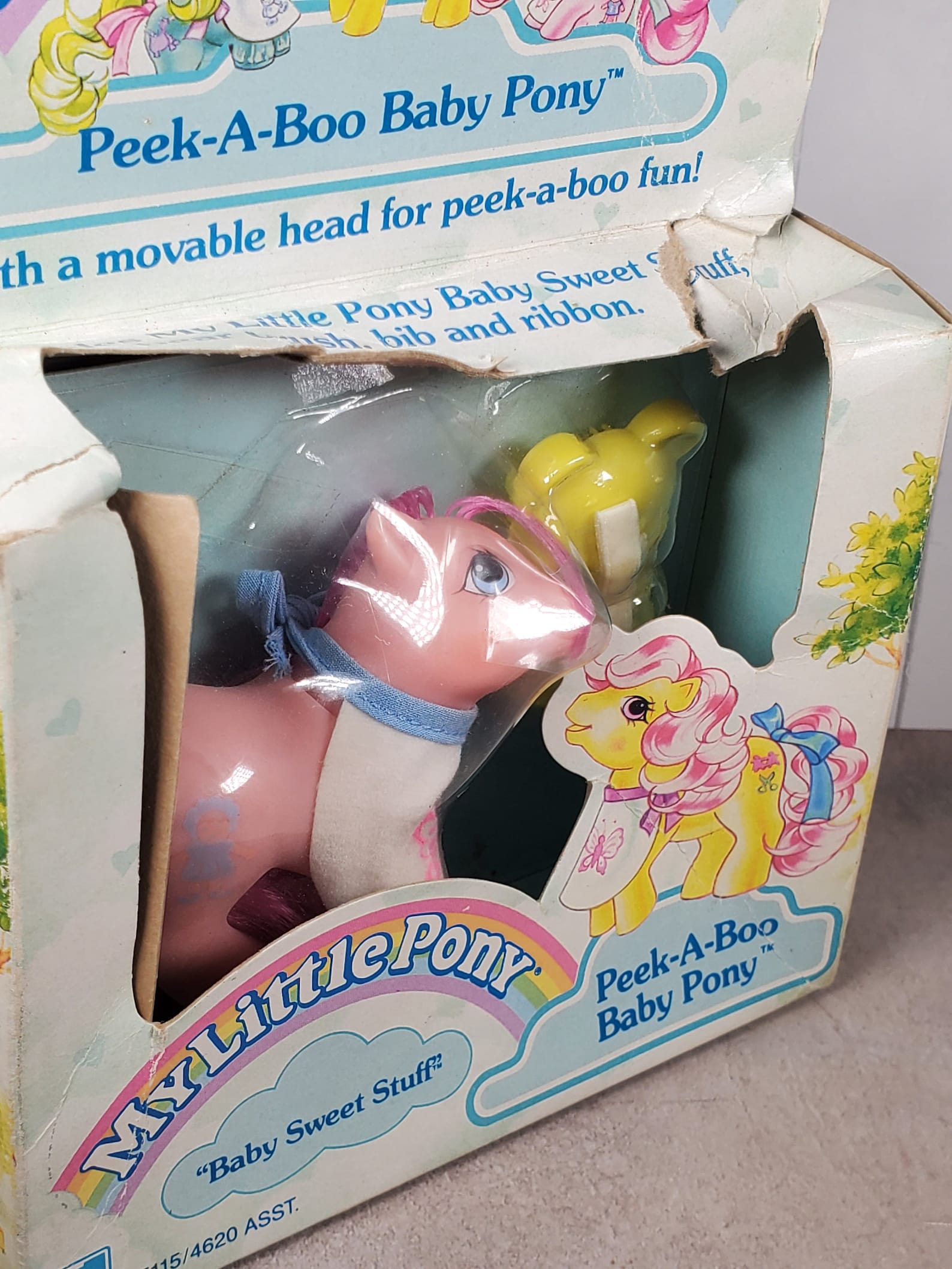 Vintage MLP My Little Pony G1 1980s Peek A Boo Baby Pony Baby Sweet ...