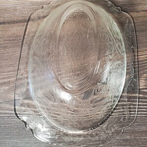 Vintage Depression Glass Federal Pressed Glass Madrid Pattern Vegetable ...