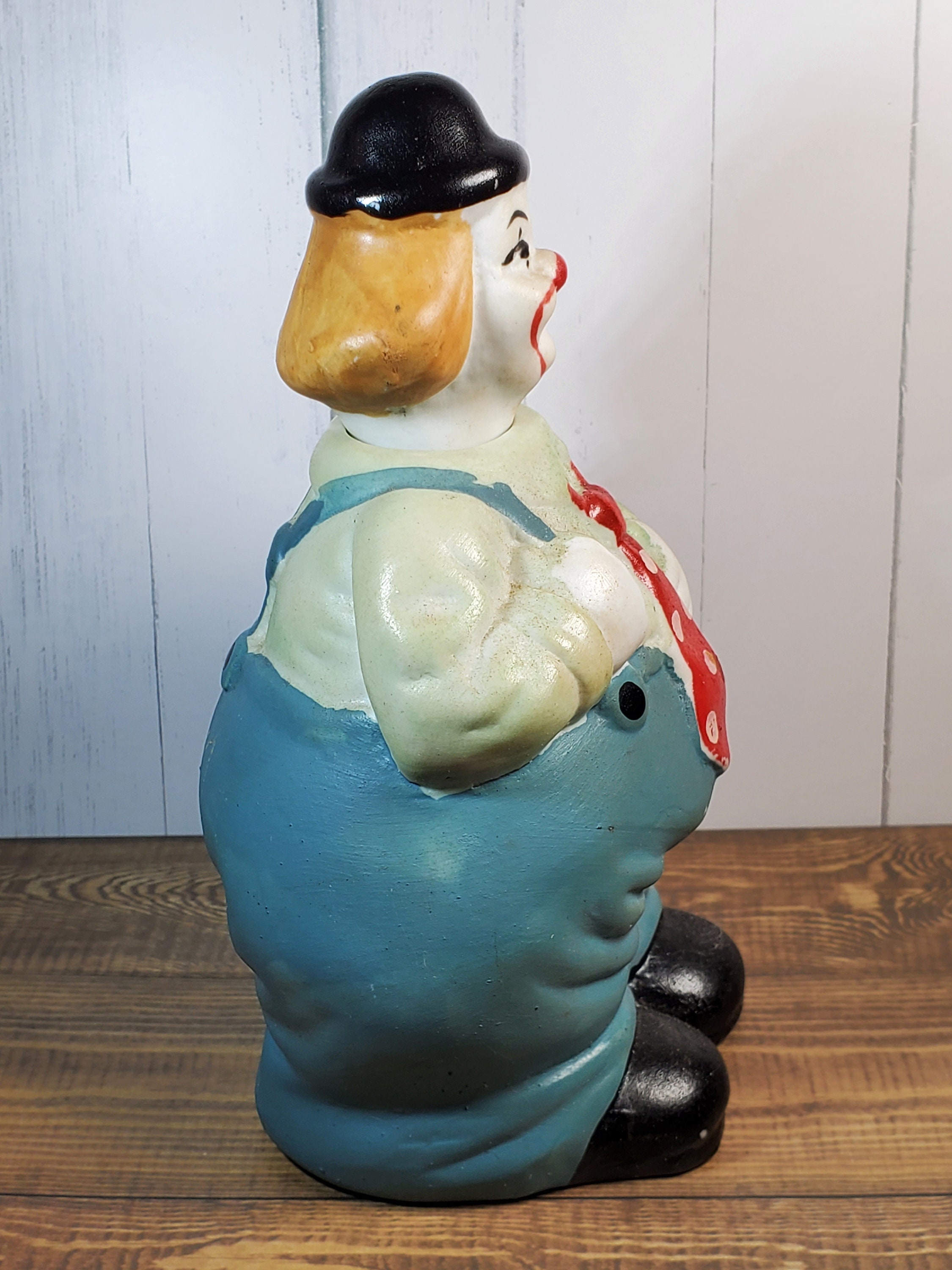 Vintage Ceramic Porcelain Hobo Clown Bobblehead Nodder - Etsy