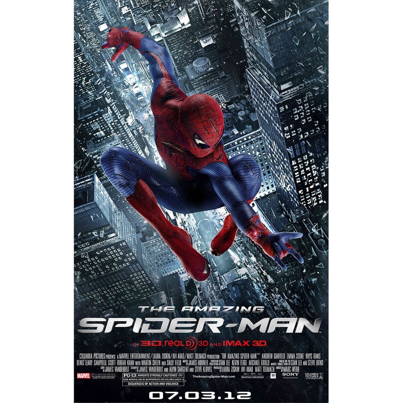 The Amazing Spider-man Movie Poster, Spider-man Movie Poster, Andrew ...