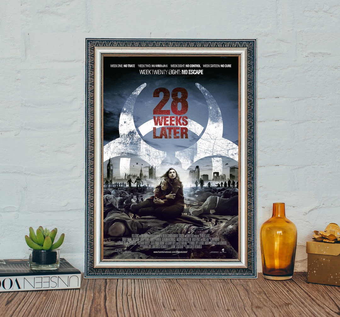28 Weeks Later Movie Poster, 28 Weeks Later 2007 Classic Movie Poster, Vintage Canvas Cloth ...