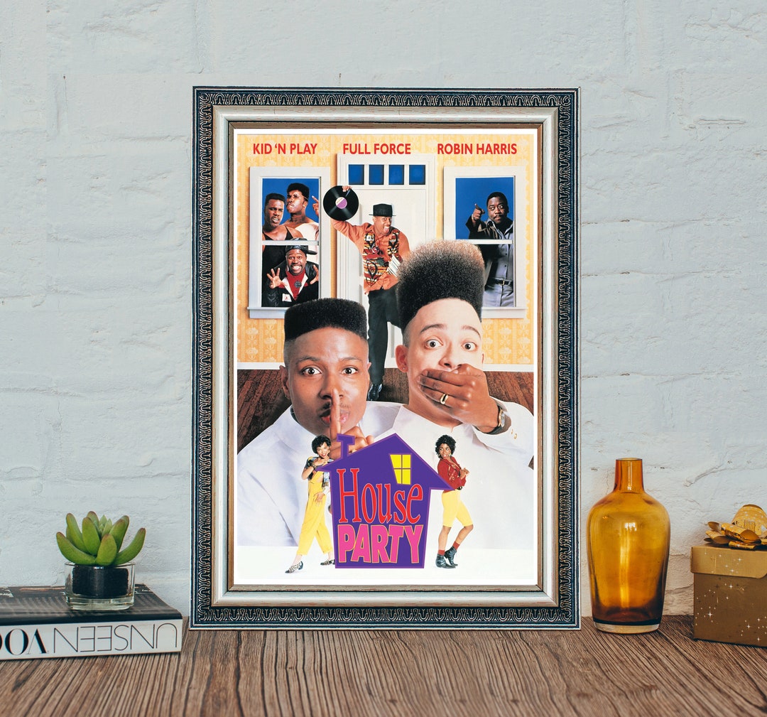 House Party Movie Poster, House Party Classic Vintage Movie Poster ...