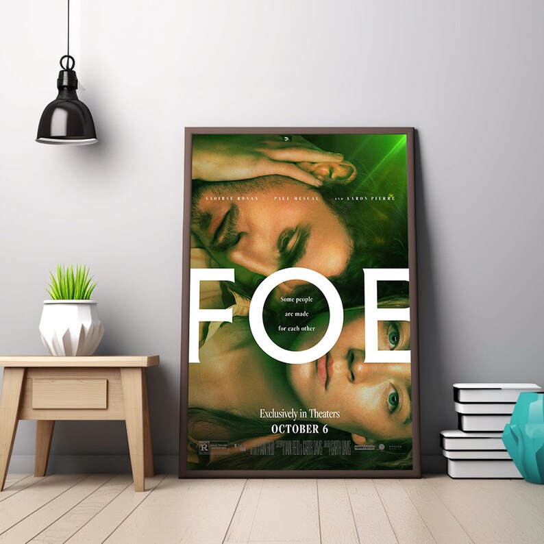 Foe Movie Poster, Foe 2023 Classic Movie Poster, Vintage Canvas Cloth ...