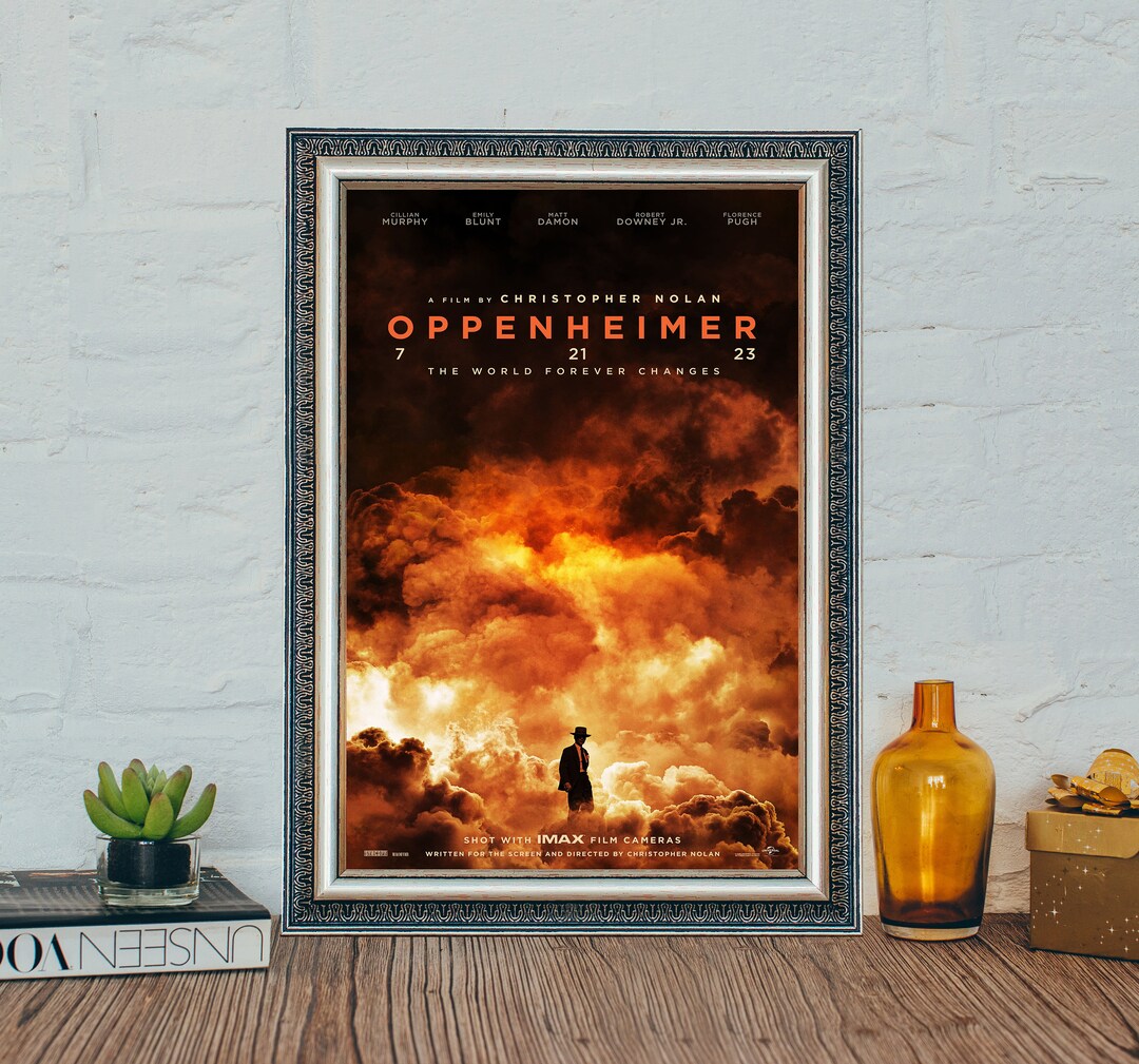 Oppenheimer Movie Poster, Oppenheimer (2023) Classic Biographical Film ...