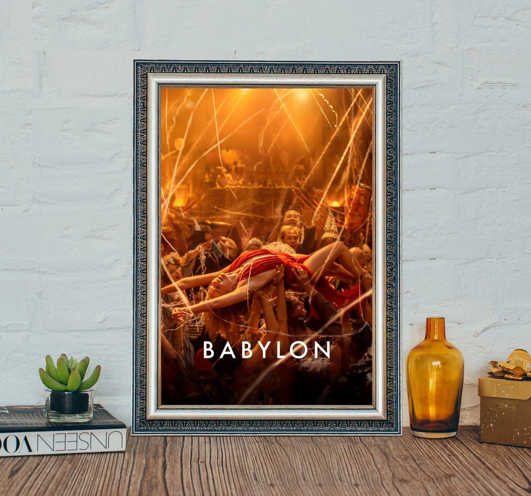 Babylon Movie Poster: 2023 Canvas Cloth Print - Etsy