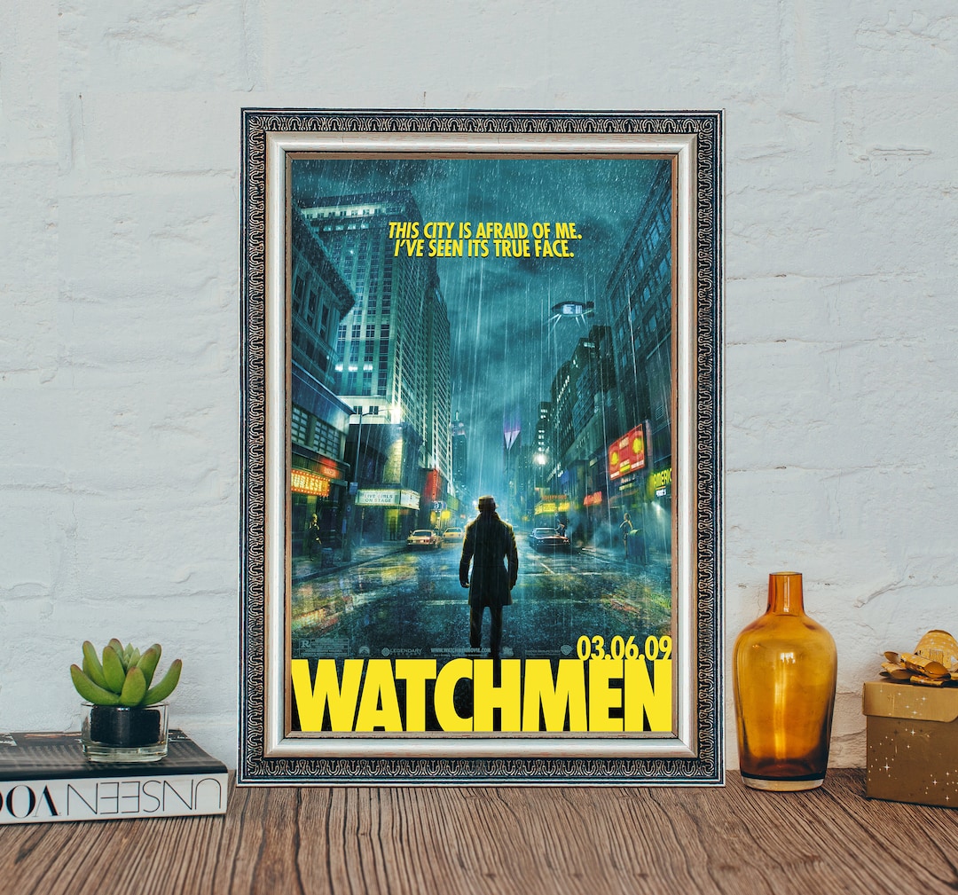 Watchmen Movie Poster, Watchmen Classic Superhero Movie Poster, Classic ...