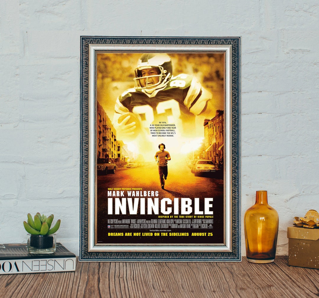 Invincible (2006) Movie Poster, Invincible Classic Vintage Poster ...