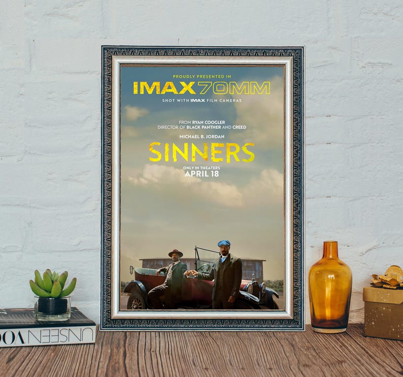 Sinners Movie Poster: 2025 Drama, Canvas Cloth - Etsy