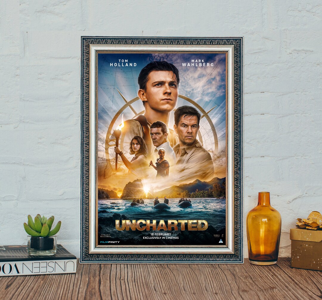 Uncharted Movie Poster, Uncharted (2022) Classic Vintage Movie Poster ...