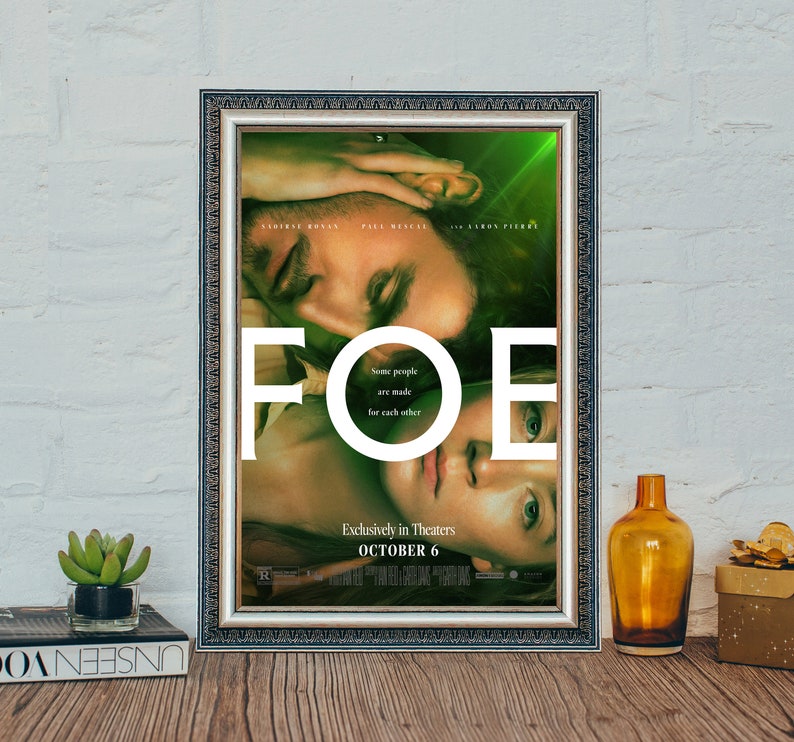 Foe Movie Poster, Foe 2023 Classic Movie Poster, Vintage Canvas Cloth ...