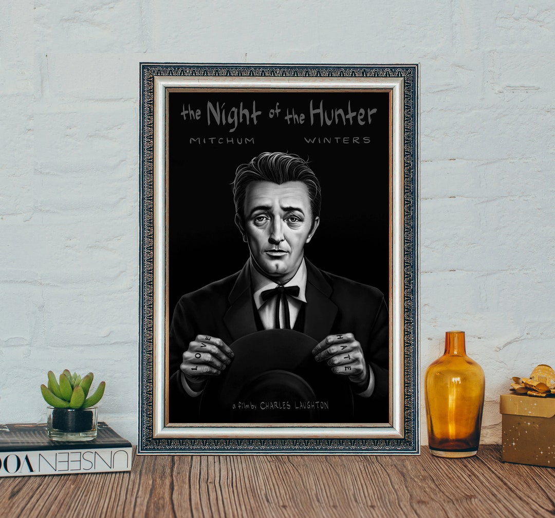 The Night of the Hunter (1955) Movie Poster, the Night of the Hunter ...