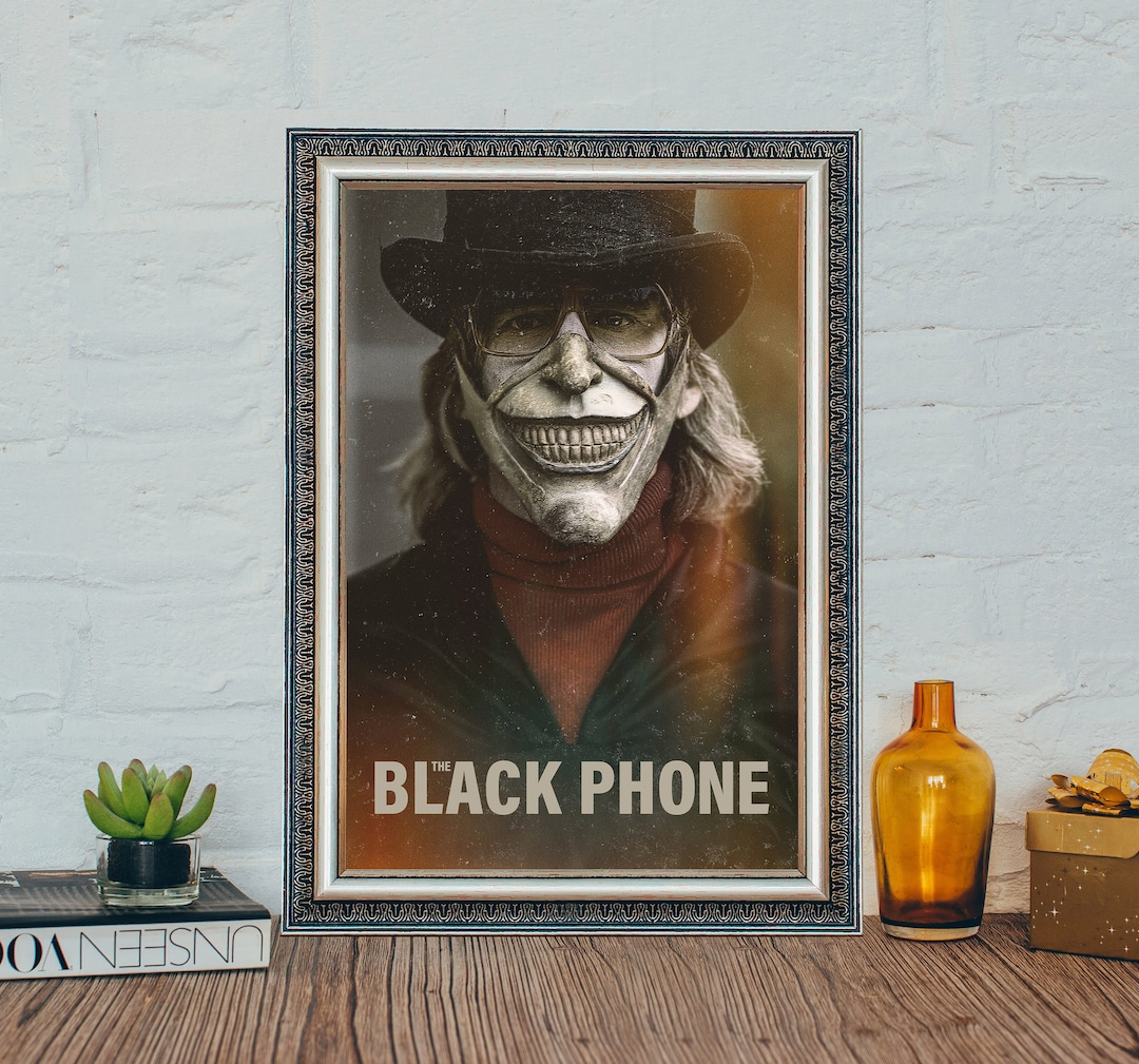 The Black Phone Movie Poster, the Black Phone Vintage Movie Poster ...