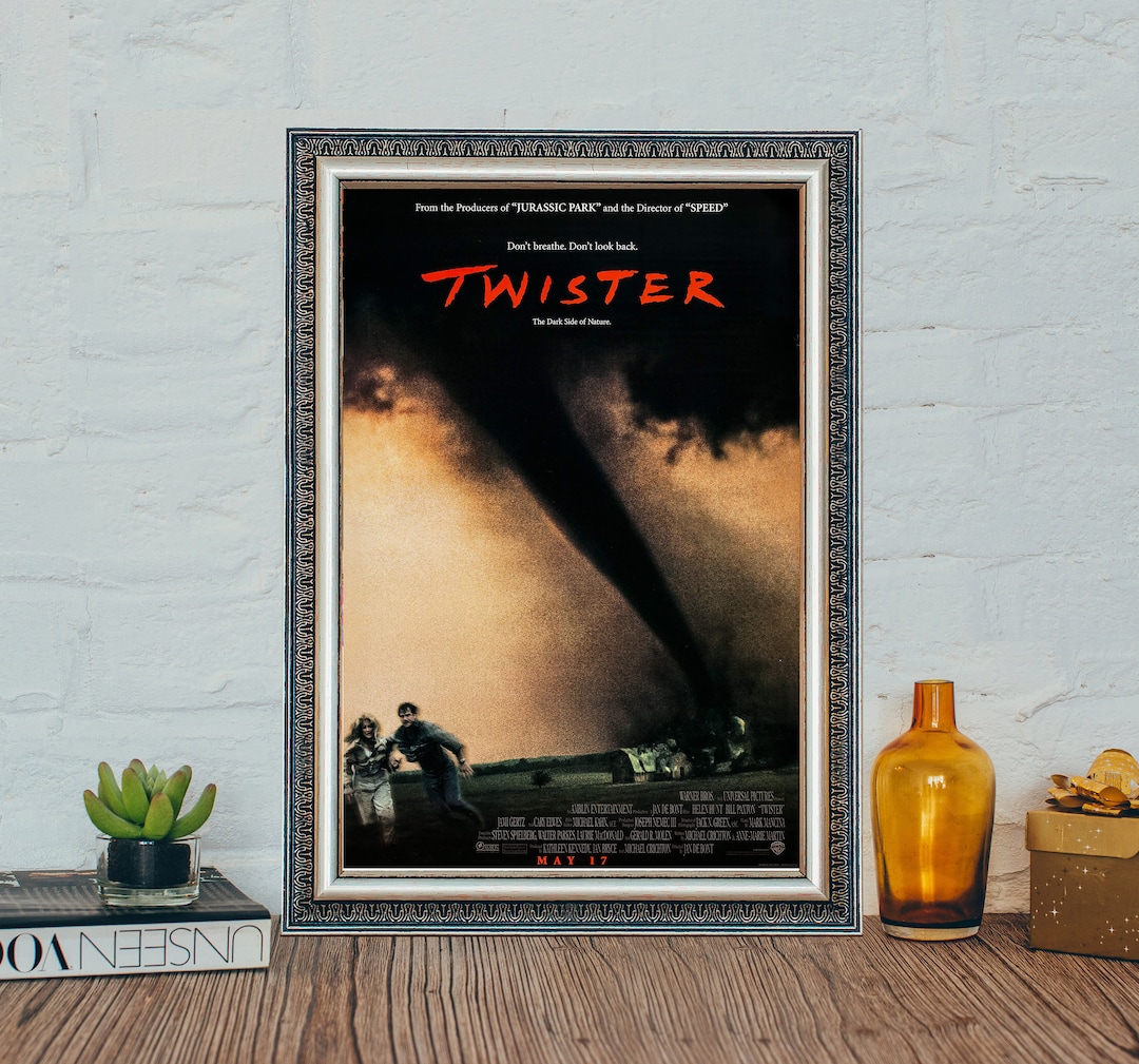 Twister Movie Poster, Twister (1996) Movie Poster, Quality Canvas Cloth ...