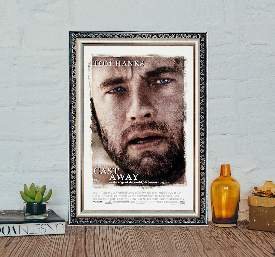 Cast Away (2000) Movie Poster, Classic Vintage Movie Poster, Tom Hanks ...