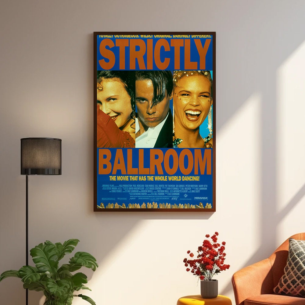 Strictly Ballroom (1992) Movie Poster, Vintage Canvas Print - Etsy
