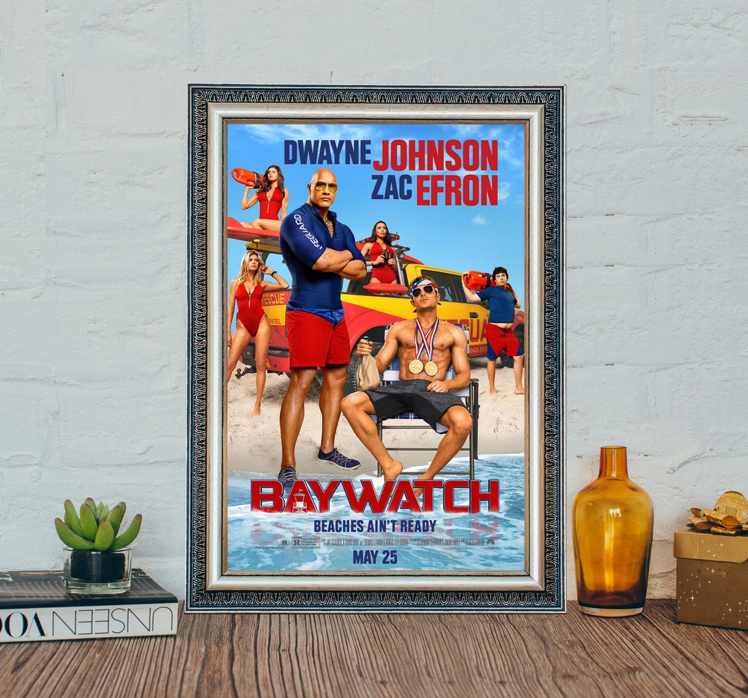 Baywatch Movie Poster, Baywatch (1989) Classic Movie Poster, Vintage ...