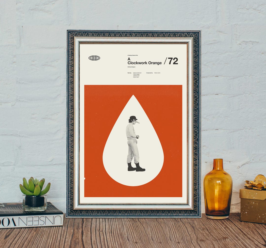 A Clockwork Orange Movie Poster, A Clockwork Orange Classic Movie ...