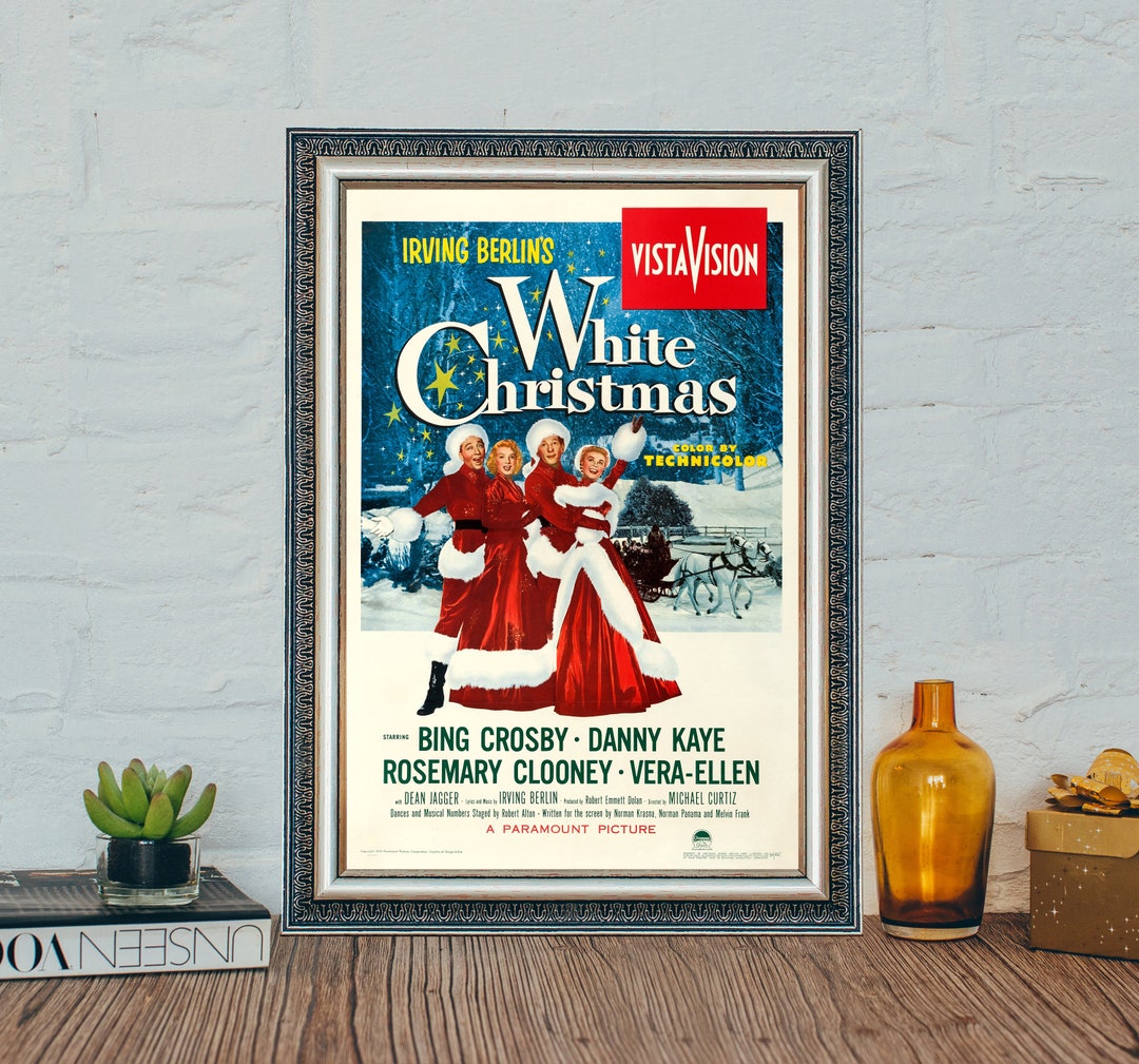 White Christmas (1954) Movie Poster: Classic Film Canvas - Etsy