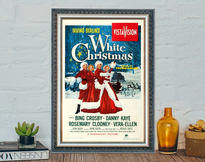 White Christmas Movie Sign | Playbill Sign Wallace & Davis | Columbia ...