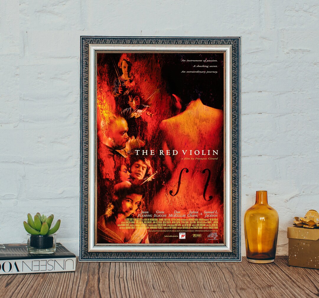 The Red Violin Movie Poster the Red Violin 1998 Classic - Etsy